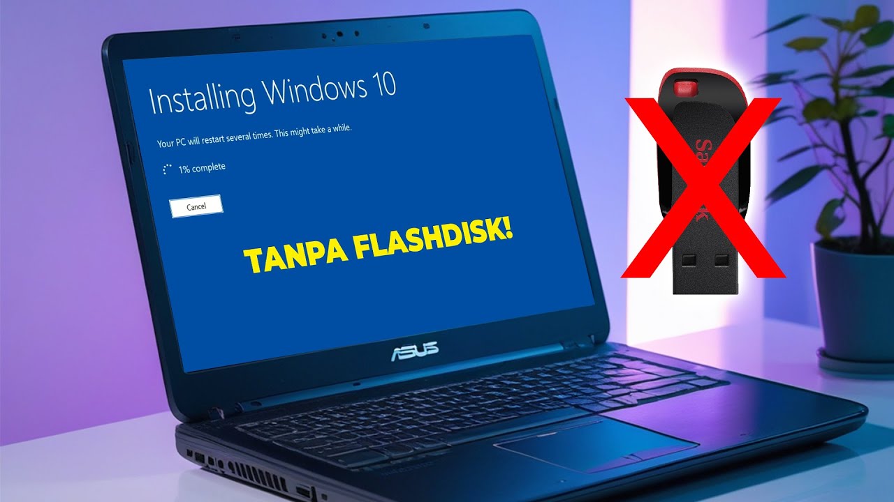 BYE WINDOWS 11! Cara Install Ulang Windows 10 Tanpa Flashdisk 2025