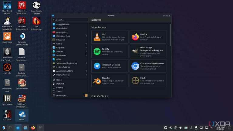 Using the Steam Deck as desktop PC offers better performance than my laptop
