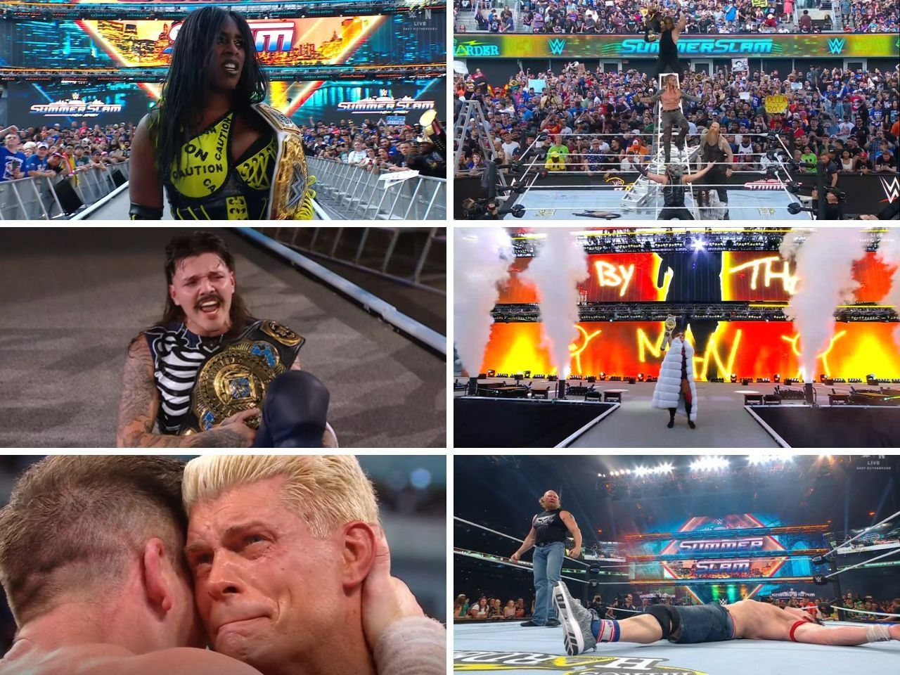 WWE SummerSlam 2025 Night 2: Complete List of Winners and Match Results ...