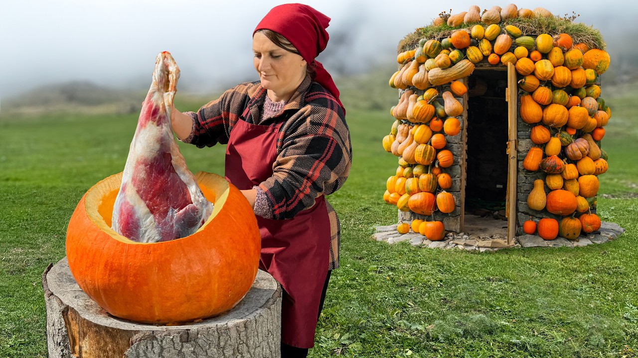 Pumpkin Feast with a Hermit Family