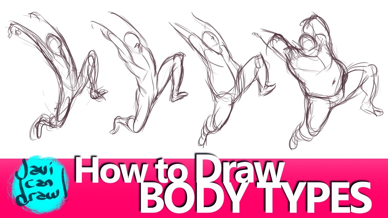 Mastering movement: Drawing with different body shapes
