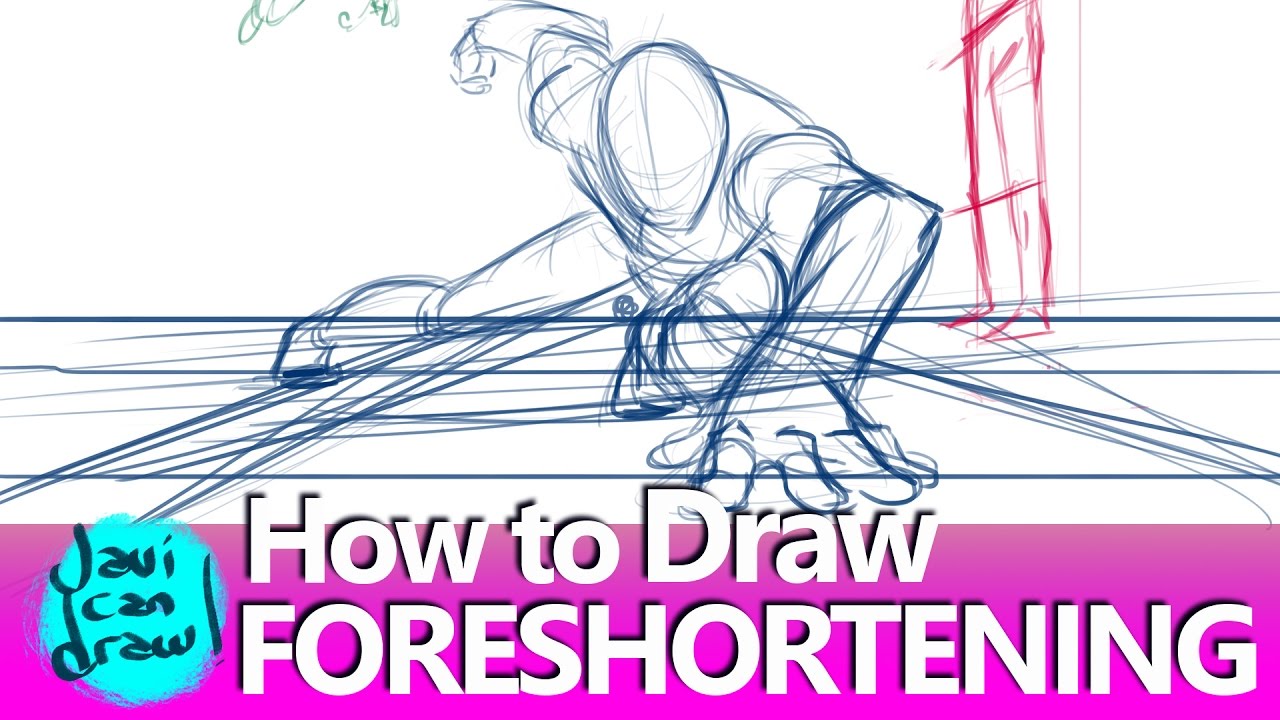 The secret to drawing foreshortening: mastering perspective!