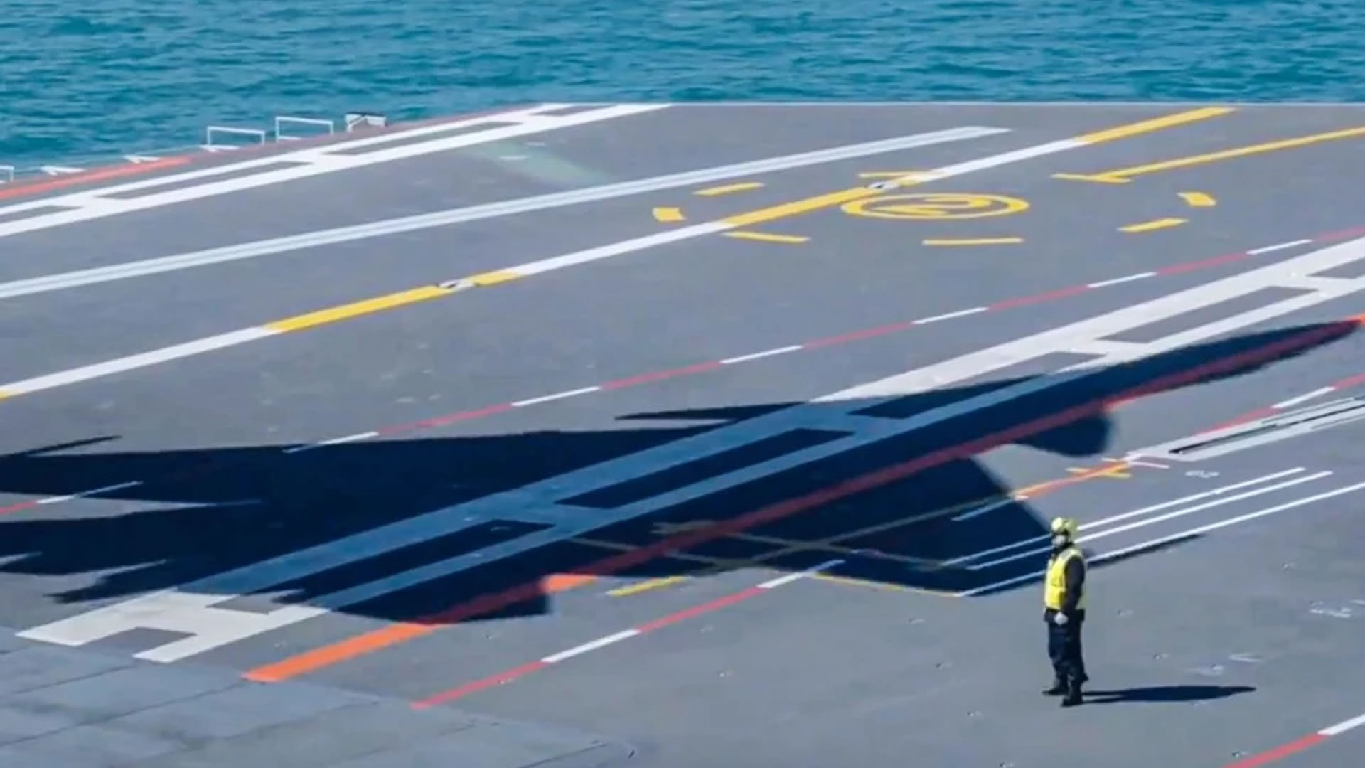 China launches first jet using catapult from its most advanced aircraft ...