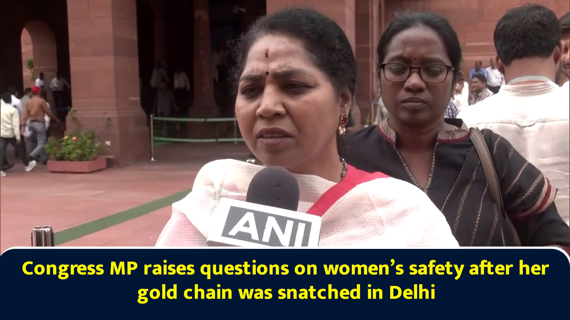Congress MP raises questions on women’s safety after her gold chain was ...