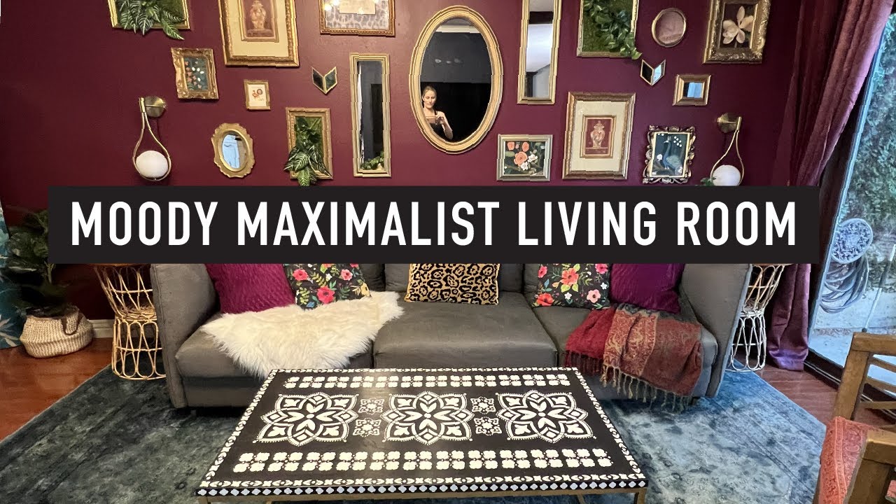Eclectic Moody Maximalist Living Room Makeover ft. Celeb Mary Lynn Rajskub