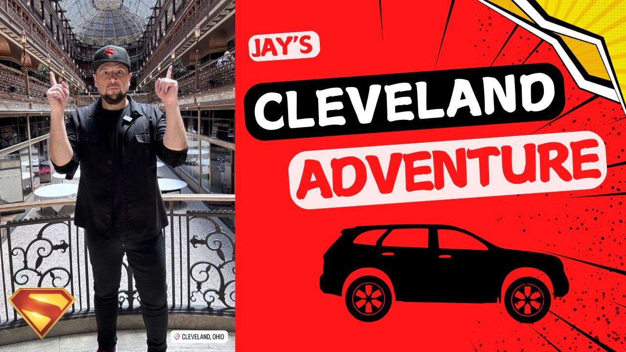 Jay’s Cleveland Road Trip: Superman Statue & City Highlights