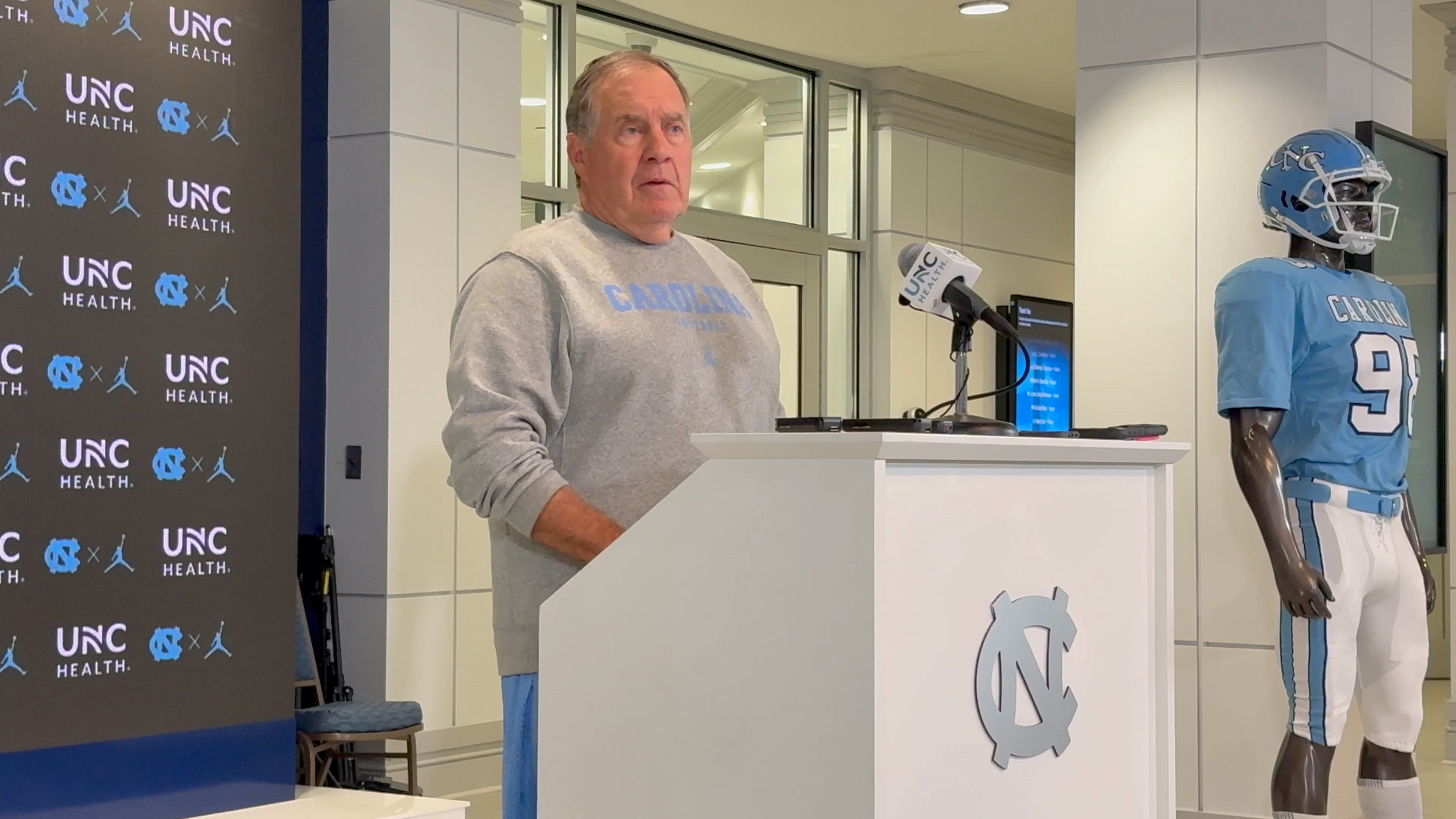 Bill Belichick Lets QB Battle Play Out at UNC