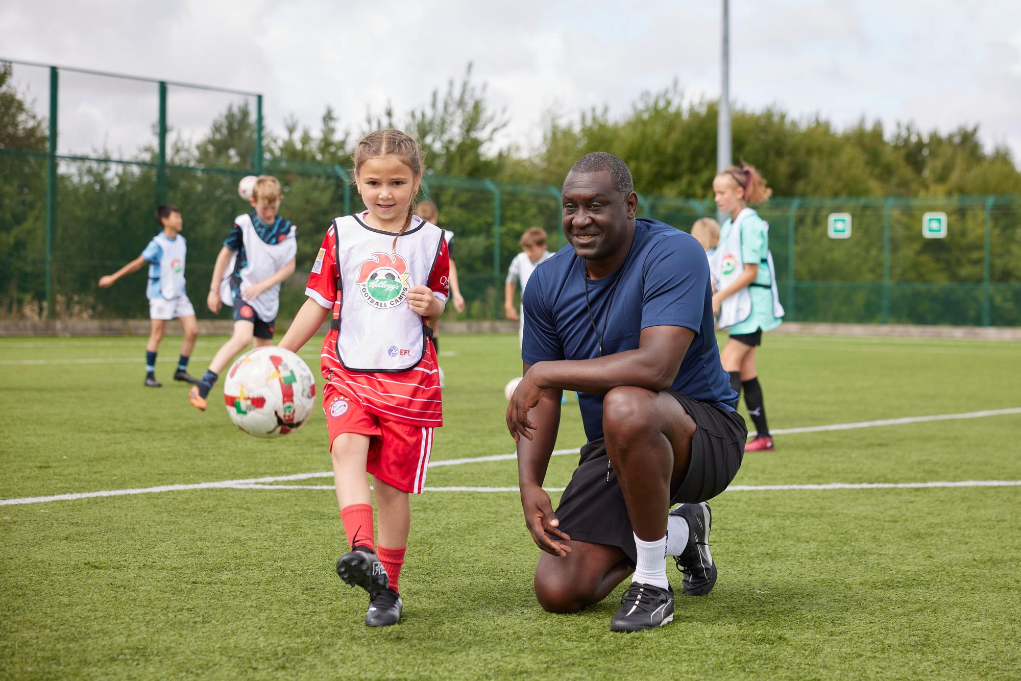 Former Footballing Pro, Emile Heskey Surprises Young Footy Fans at ...