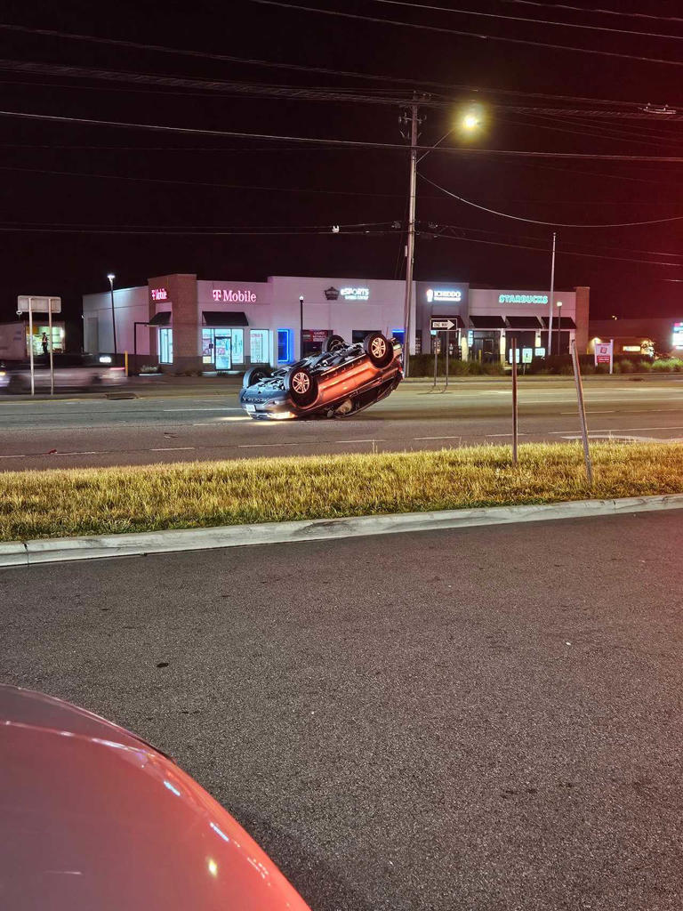 Driver Hospitalized After Rollover Crash On Route 9 In Dutchess