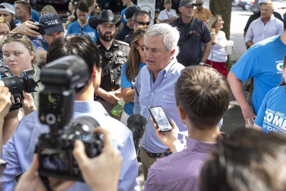 KY's Comer secures committee vote to hold Clintons in contempt of Congress