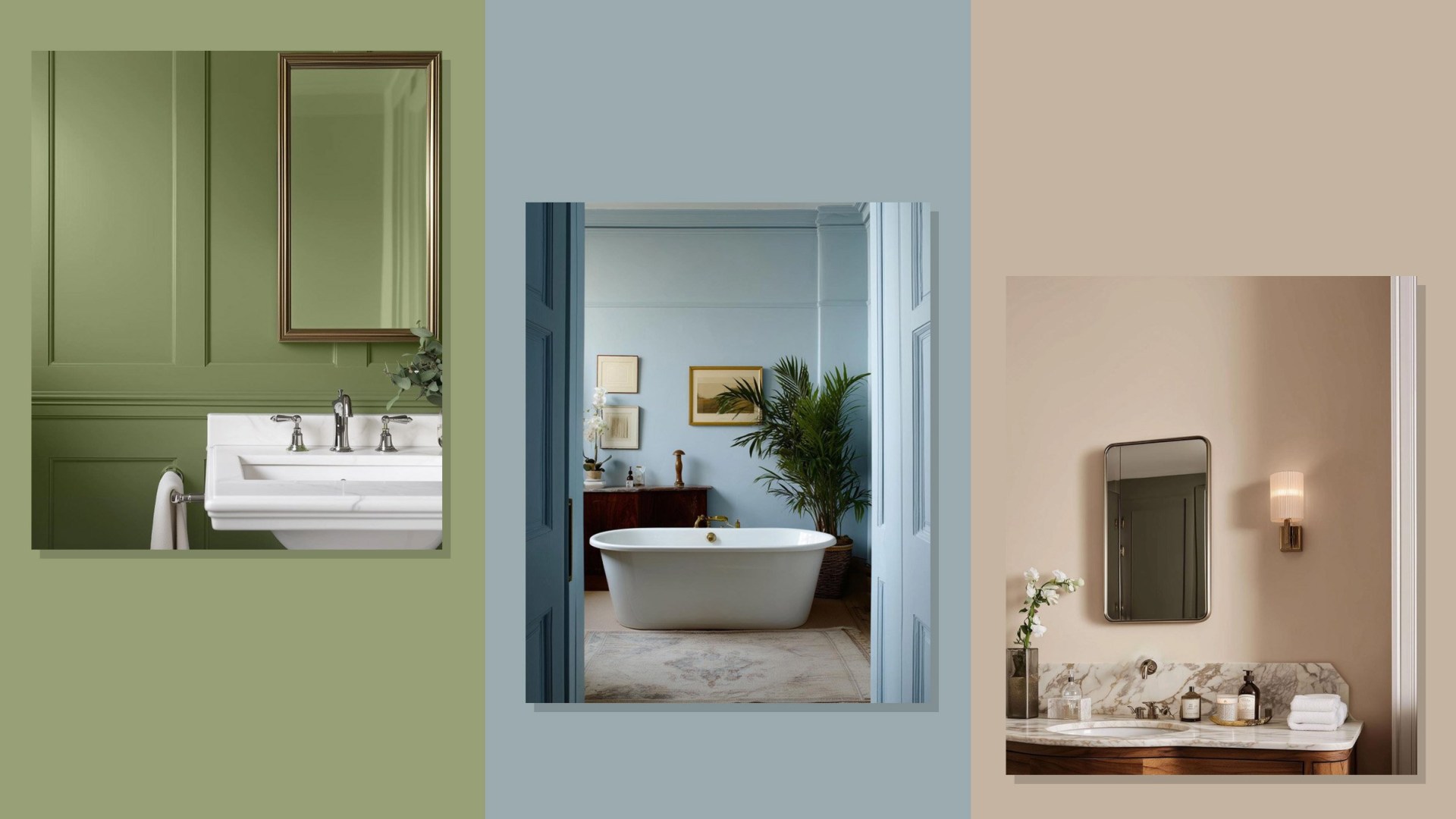 Transform your bathroom with chic paint colours