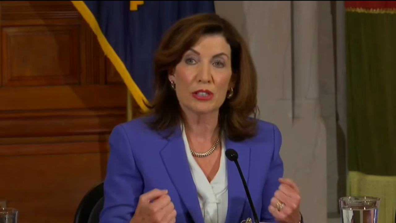 'We're Sick And Tired Of Being Pushed Around': Gov. Kathy Hochul Stands ...