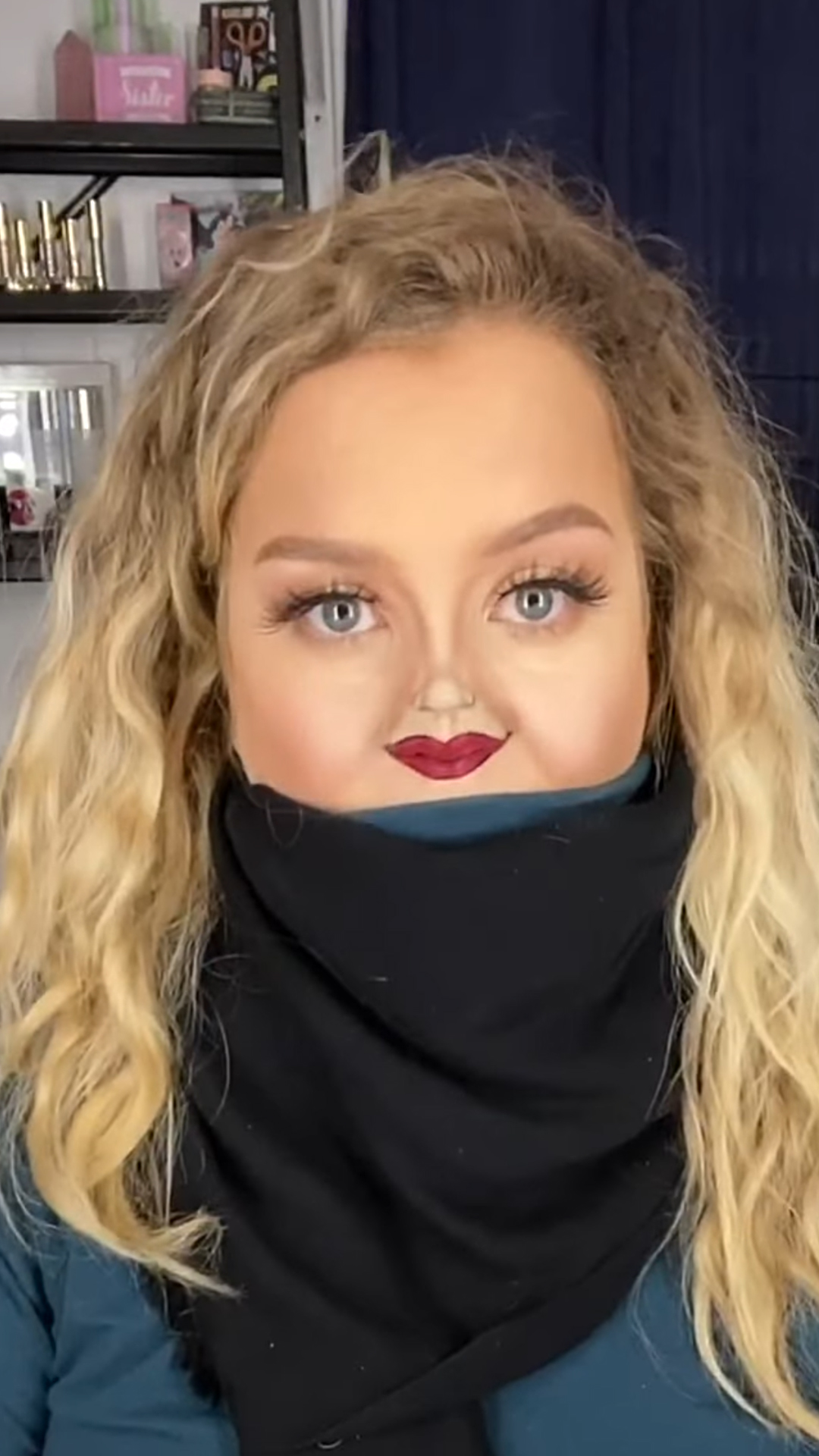 Creating the Tiny Face Makeup Illusion