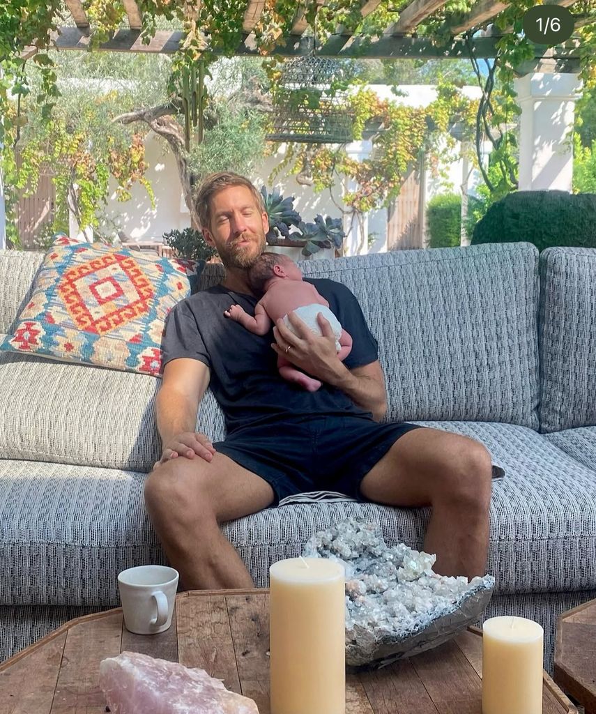 Calvin Harris and 'superhero' Vick Hope welcome first baby - and share ...