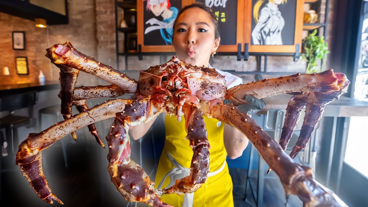 Watch a Massive King Crab Become 3 Incredible Gourmet Meals