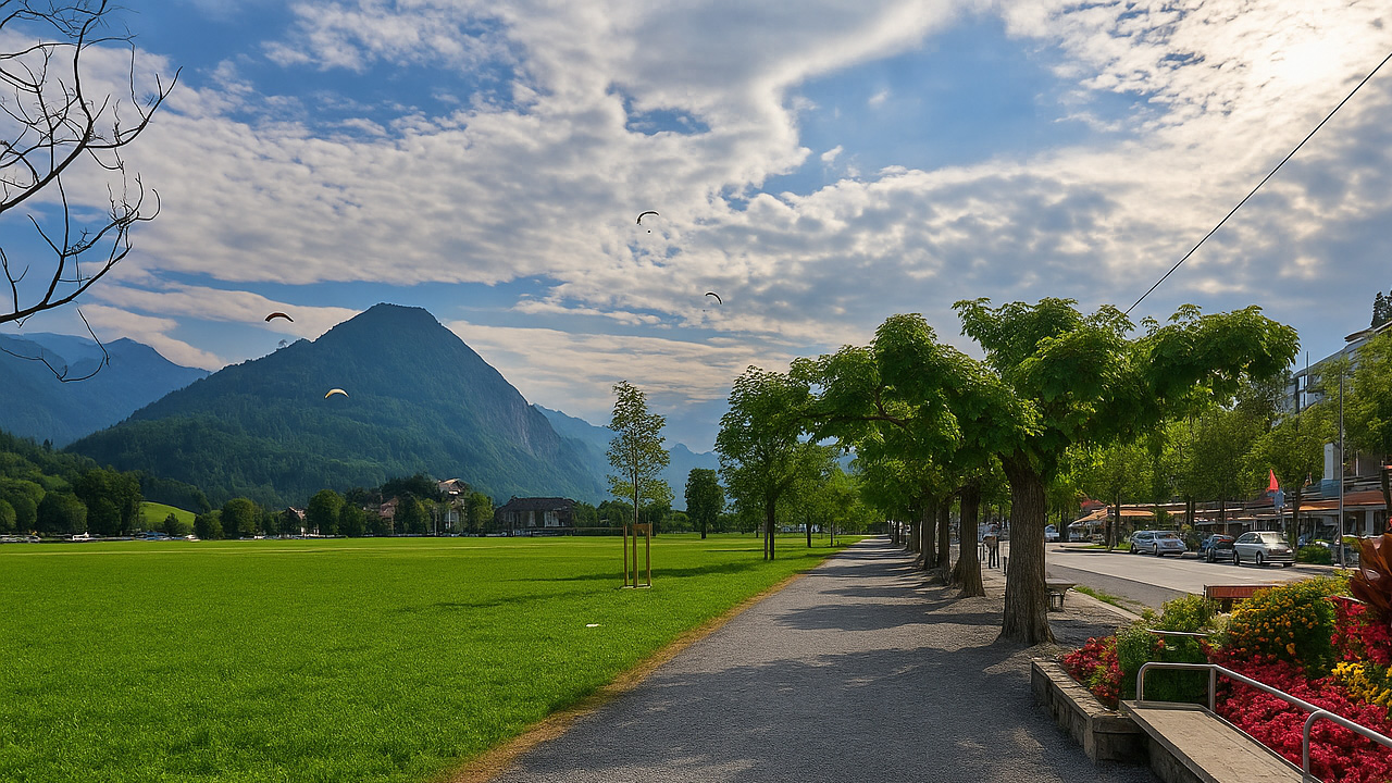 Passeggiata a Interlaken, Svizzera – La grande bellezza delle Alpi ...