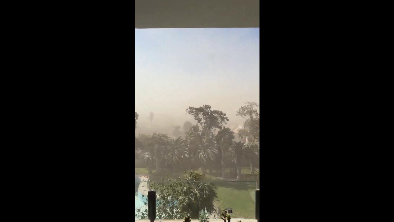 Dust storm sweeps through Chile as region is hit with dry weather