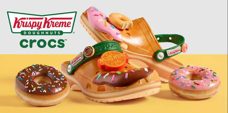 Krispy Kreme, Crocs launch clogs collaboration, offer free doughnut ...
