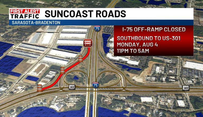 Busy I-75 off-ramps to close again