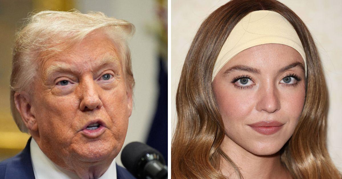 Donald Trump Gushes Over Sydney Sweeney After Reports Claim She's a ...