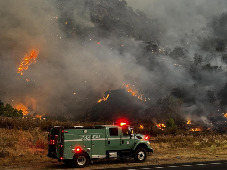 California wildfire explodes over 72,000 acres, air quality alerts in place