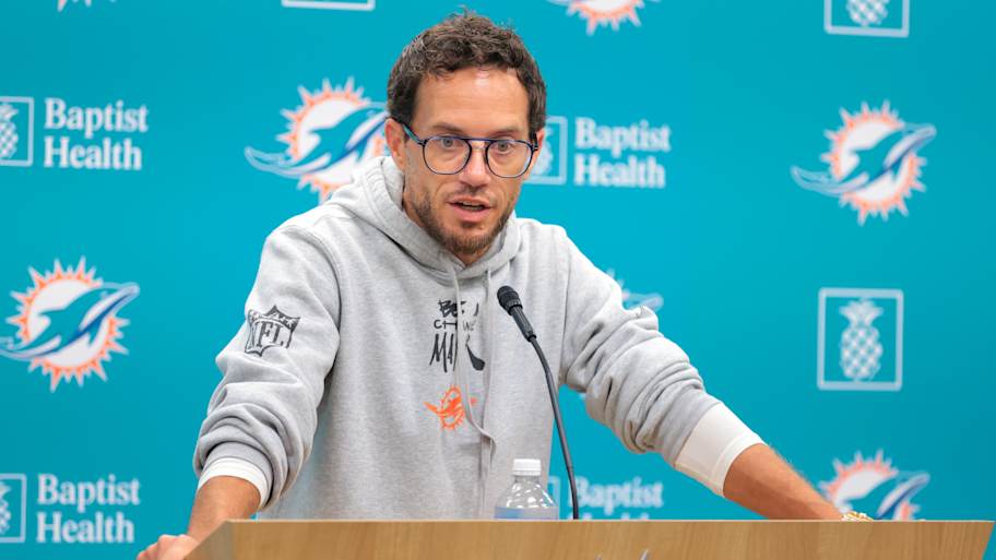 Dolphins’ Mike McDaniel Started Morning Press Conference With Dark Line ...