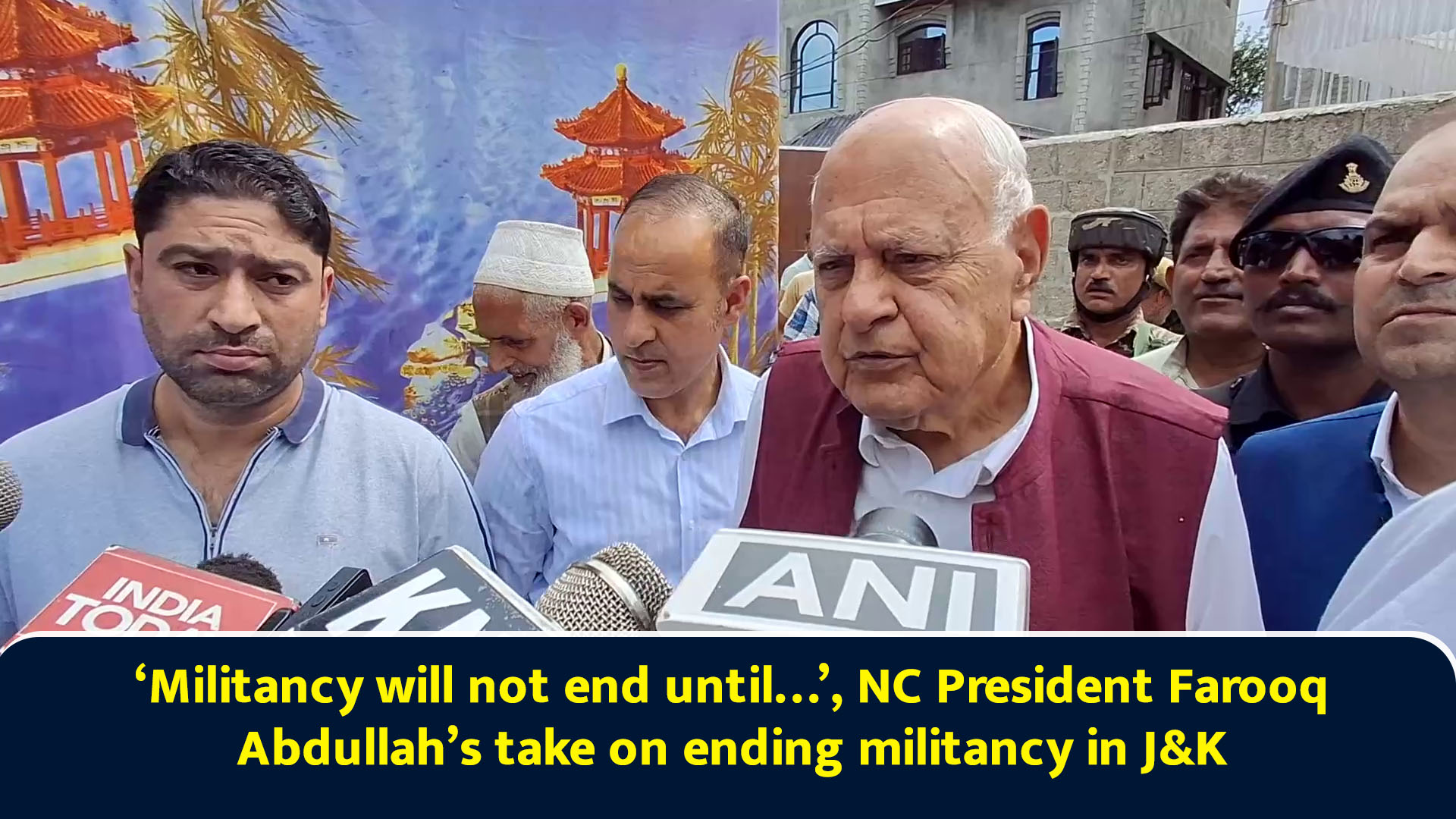 ‘Militancy will not end until…’, NC President Farooq Abdullah’s take on ending militancy in J&K