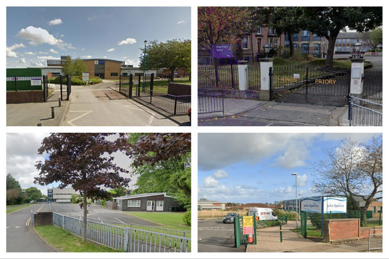 North Tyneside secondary schools with highest and lowest permanent ...