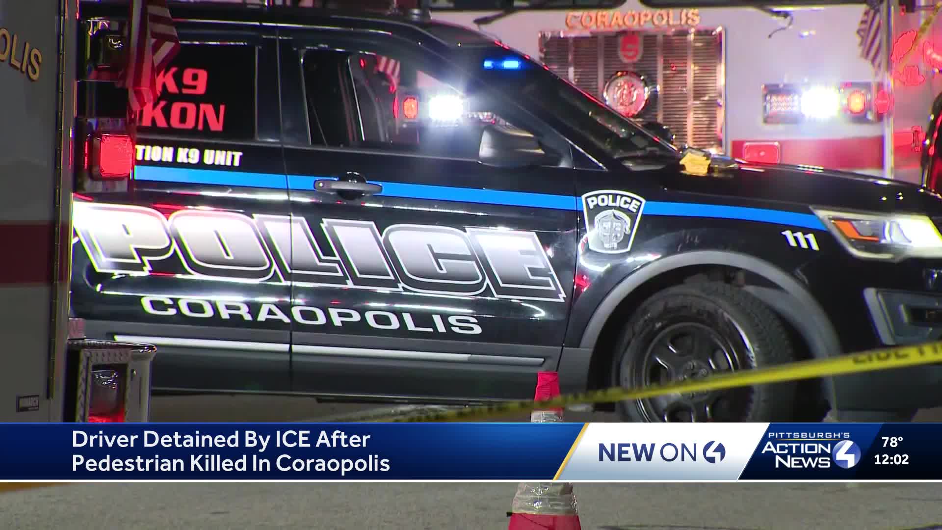 Pedestrian hit and killed in Coraopolis; driver detained by ICE