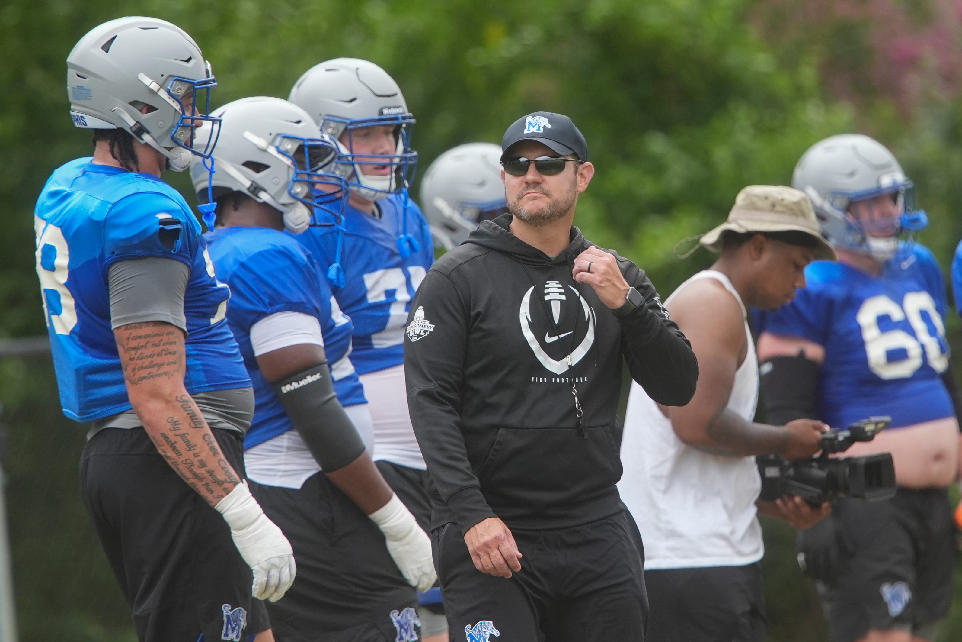 Ryan Silverfield updates key Memphis football position battles ahead of ...