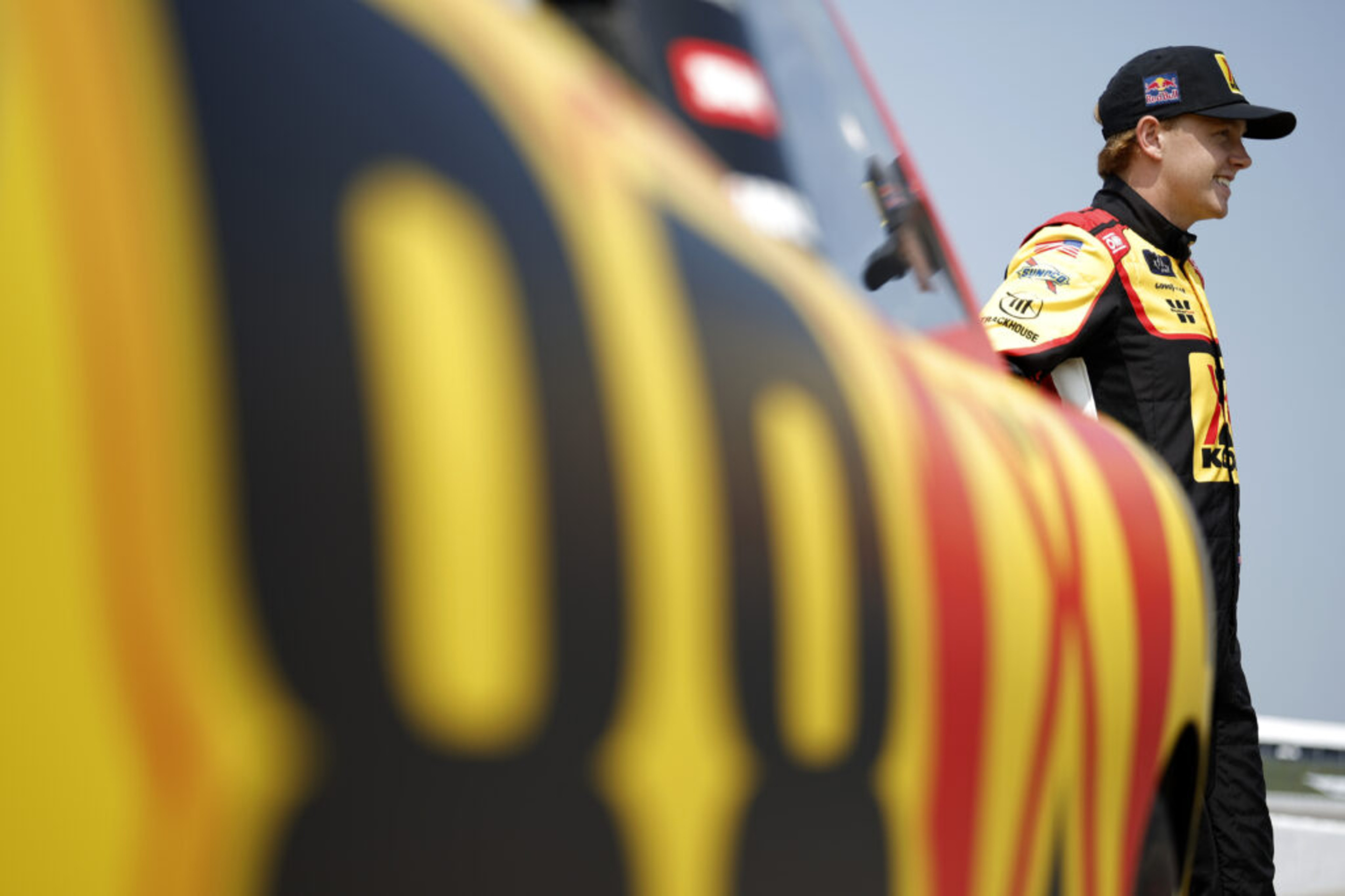 Sam Mayer Takes Advantage Late, Scores Xfinity Series Win at Iowa