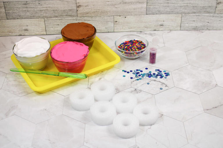 Fun DIY Pool Noodle Donuts Craft for Toddlers and Preschoolers