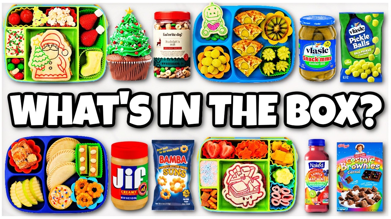 What’s in the Box?!? 🎁 I Made 4 Mystery Lunches… You’ll Never Guess the ...