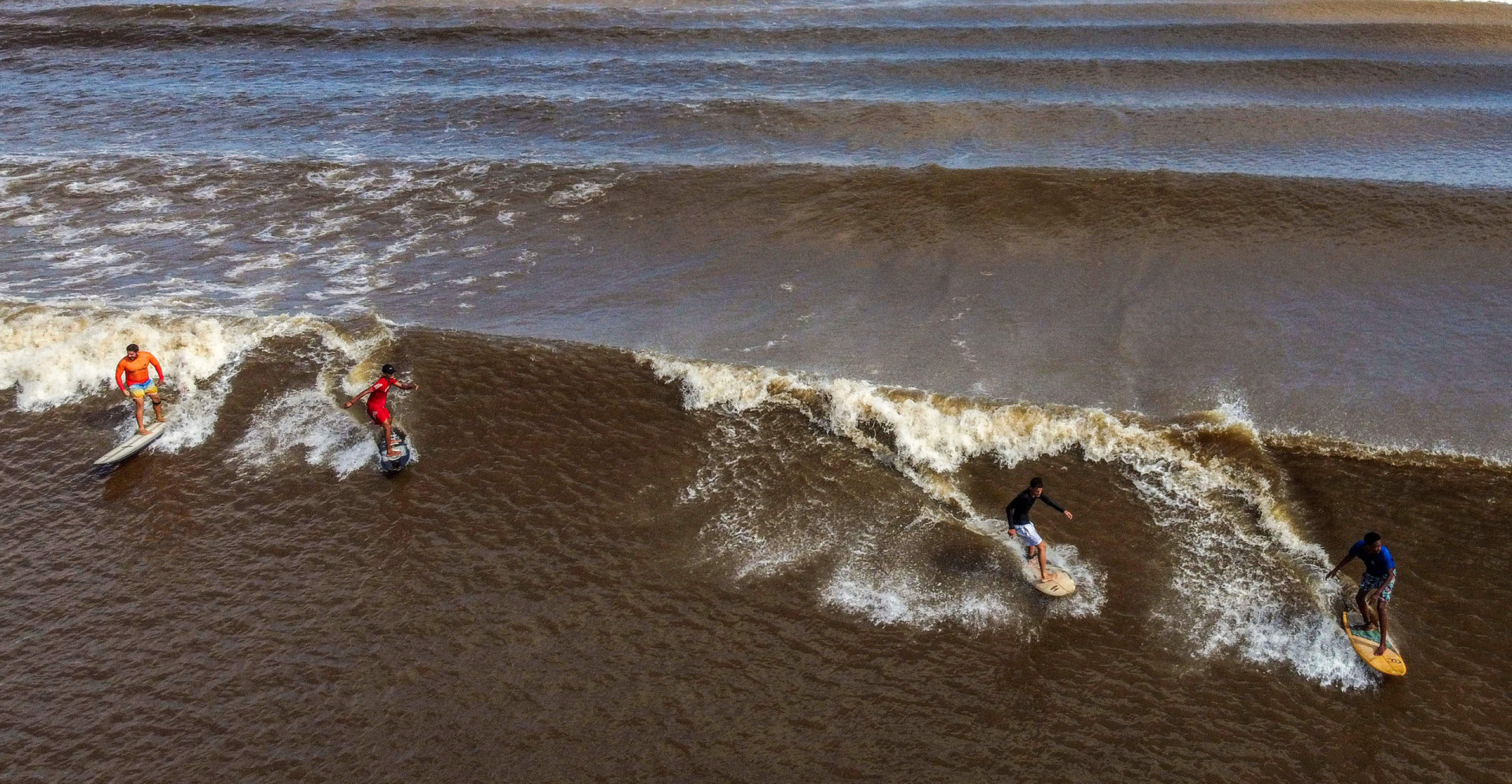 Surfing Amazon's endless wave