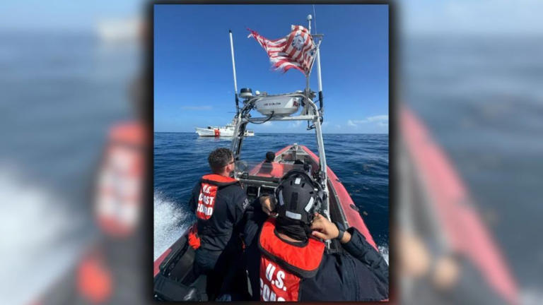 Three men rescued by United States Coast Guard after a day lost at sea