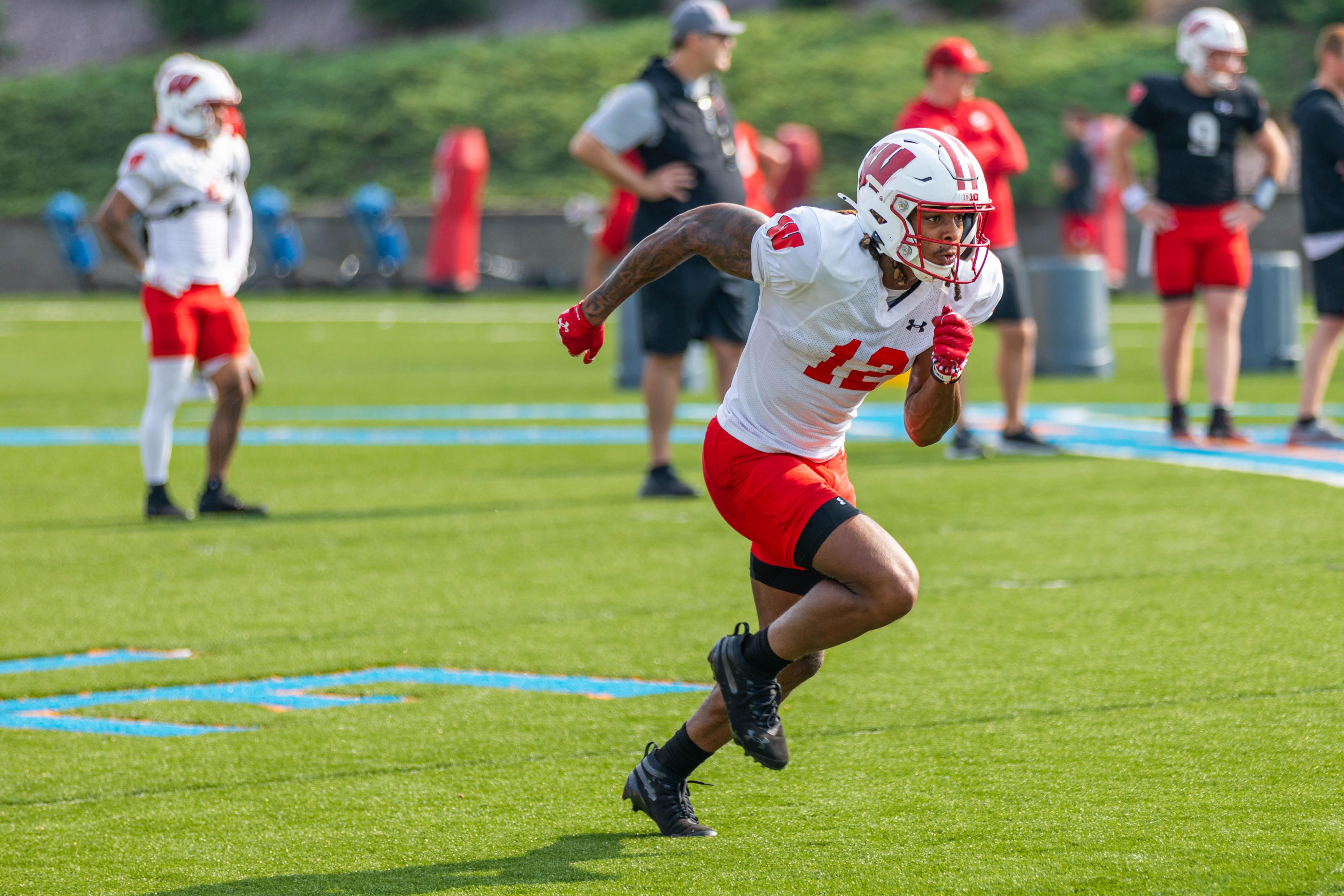 Receiver Joseph Griffin will transfer after two years with Wisconsin ...