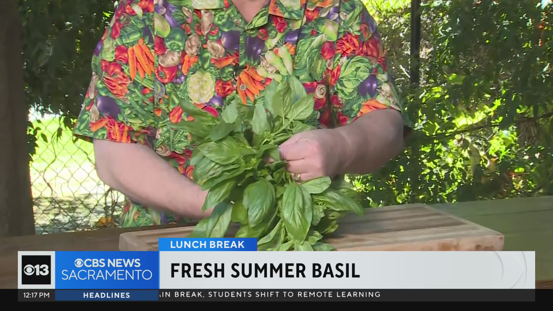 Fresh summer basil | Lunch Break with Michael Marks