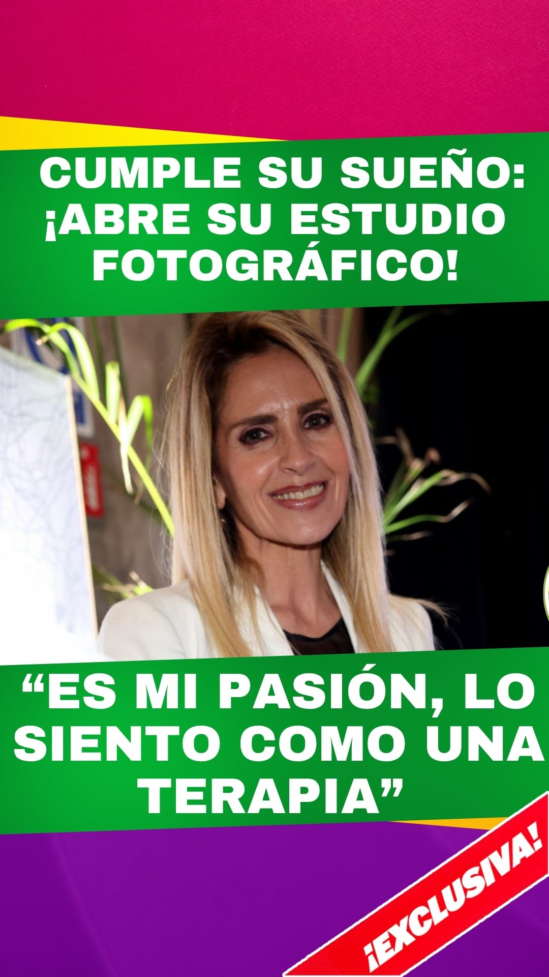 Graciela Mauri cumplió su sueño de tener un estudio fotográfico gracias ...