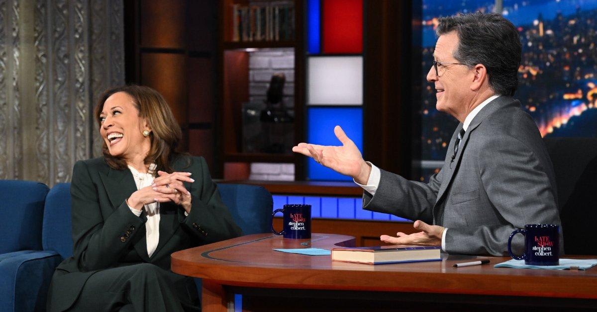 Kamala Harris' Decision to Recently Go on Stephen Colbert's Show ...