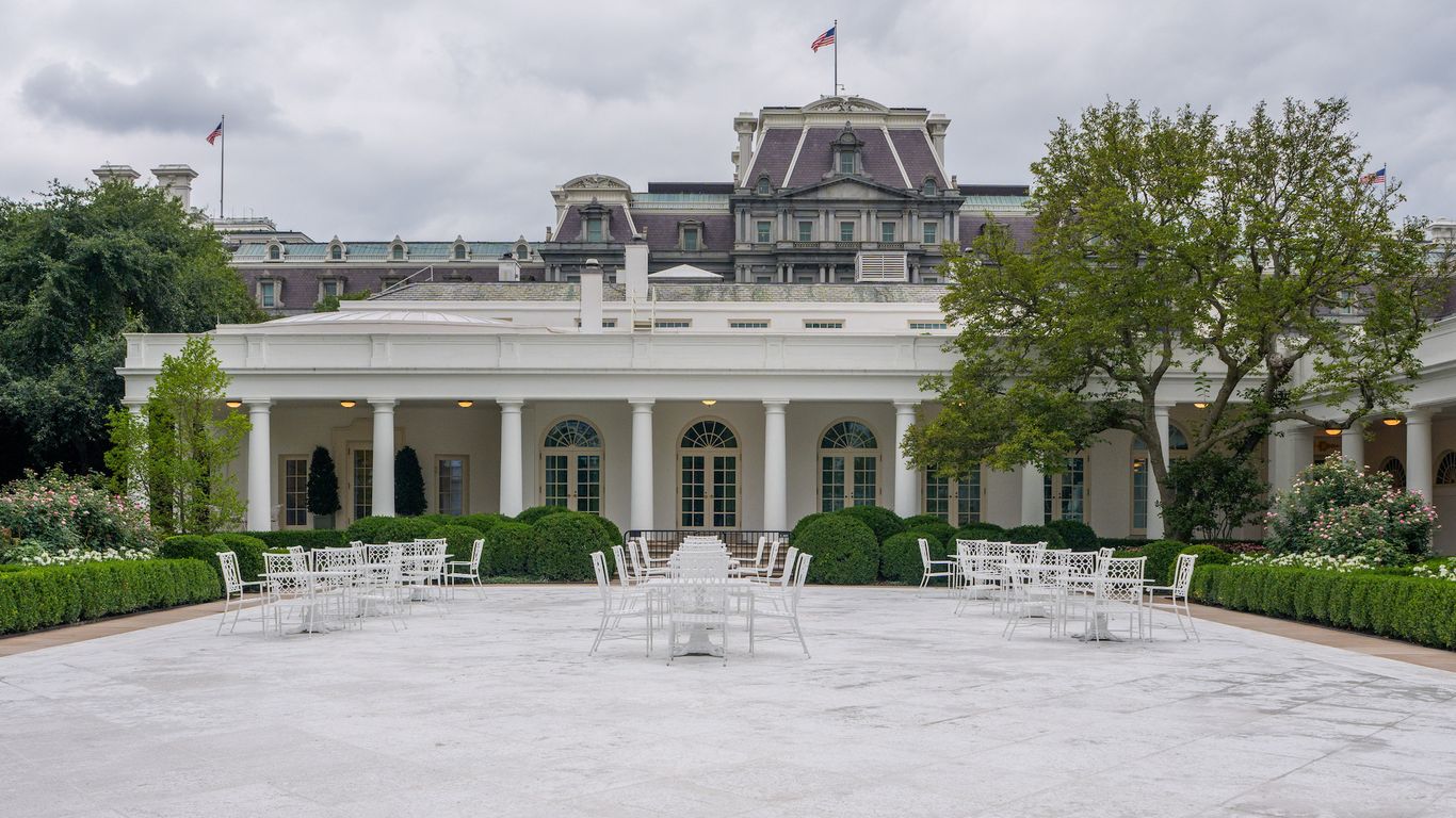 The history behind Trump's newly paved Rose Garden