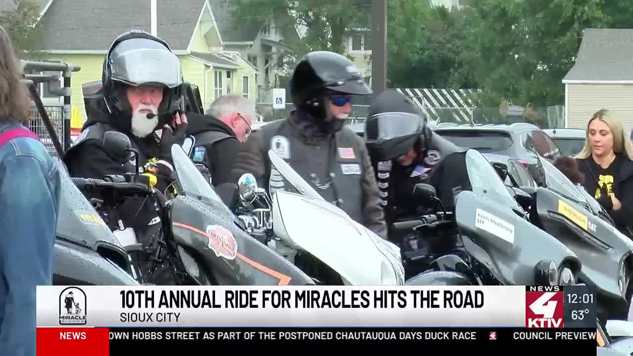 Siouxland Miracle Riders hit the road, raising money for children