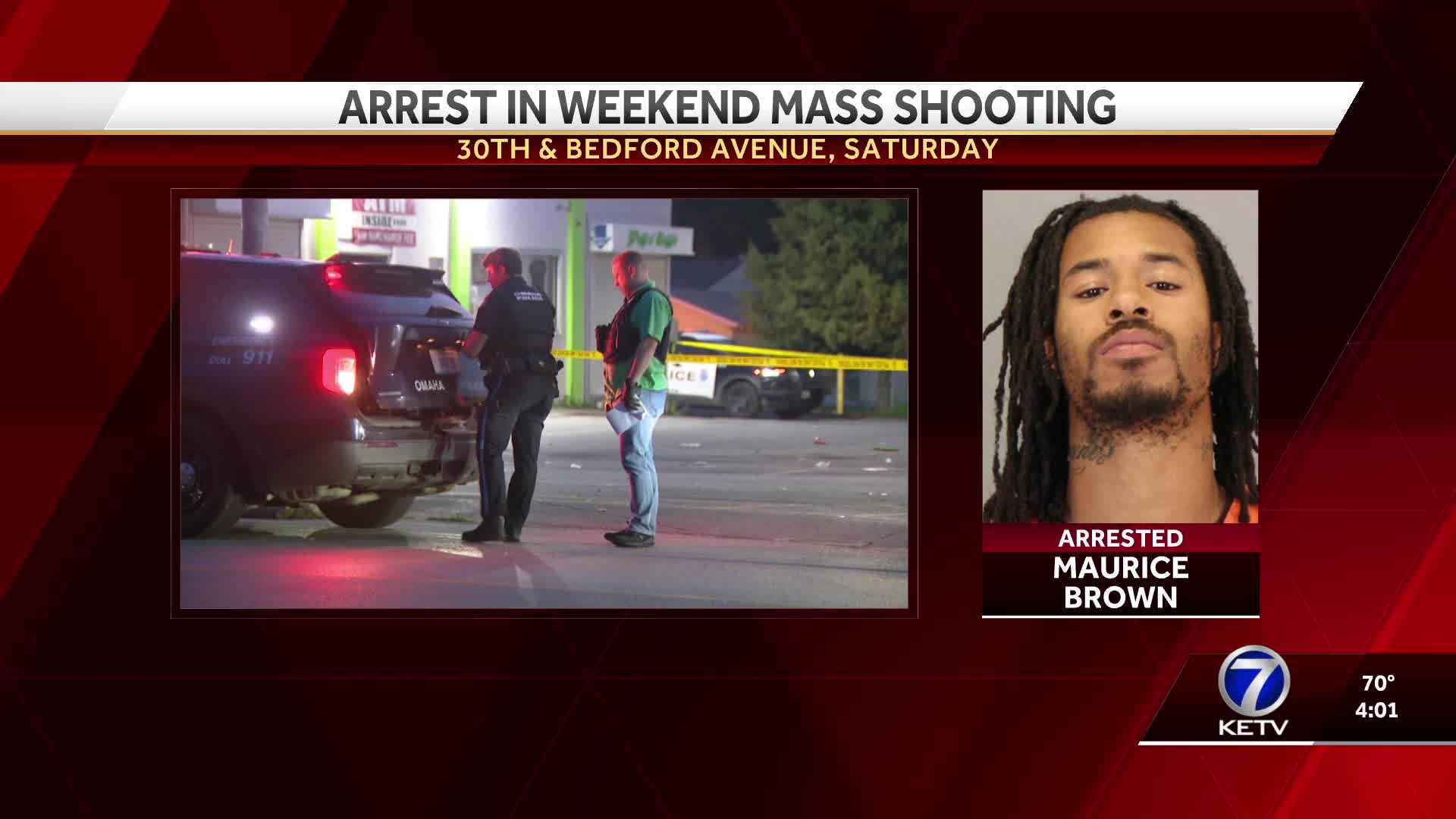 Omaha police arrest man for several charges after shooting injures ...