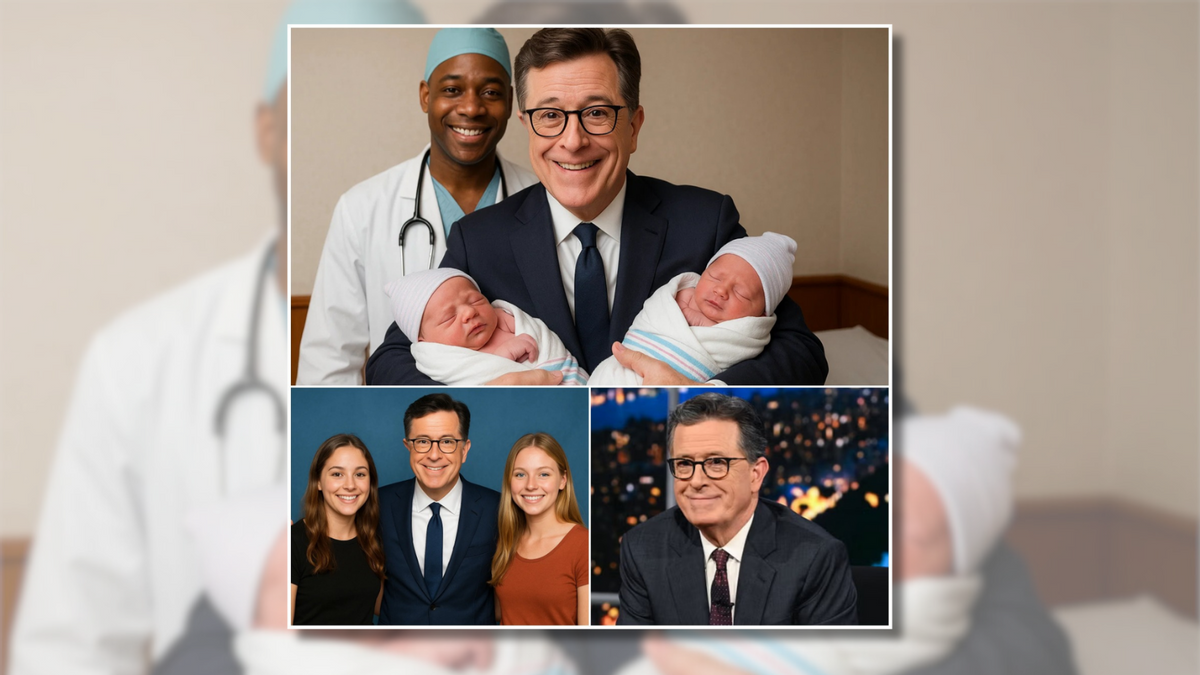 Did Stephen Colbert rescue abandoned twins who surprised him on 'Late ...