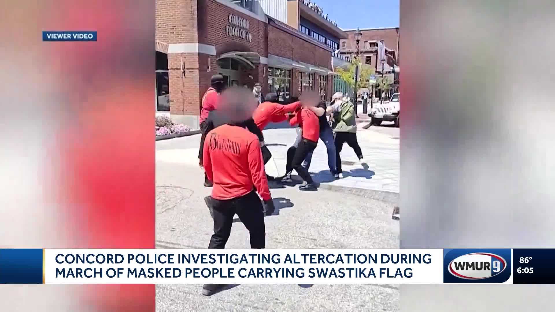 Concord police investigate altercation during march of masked people ...