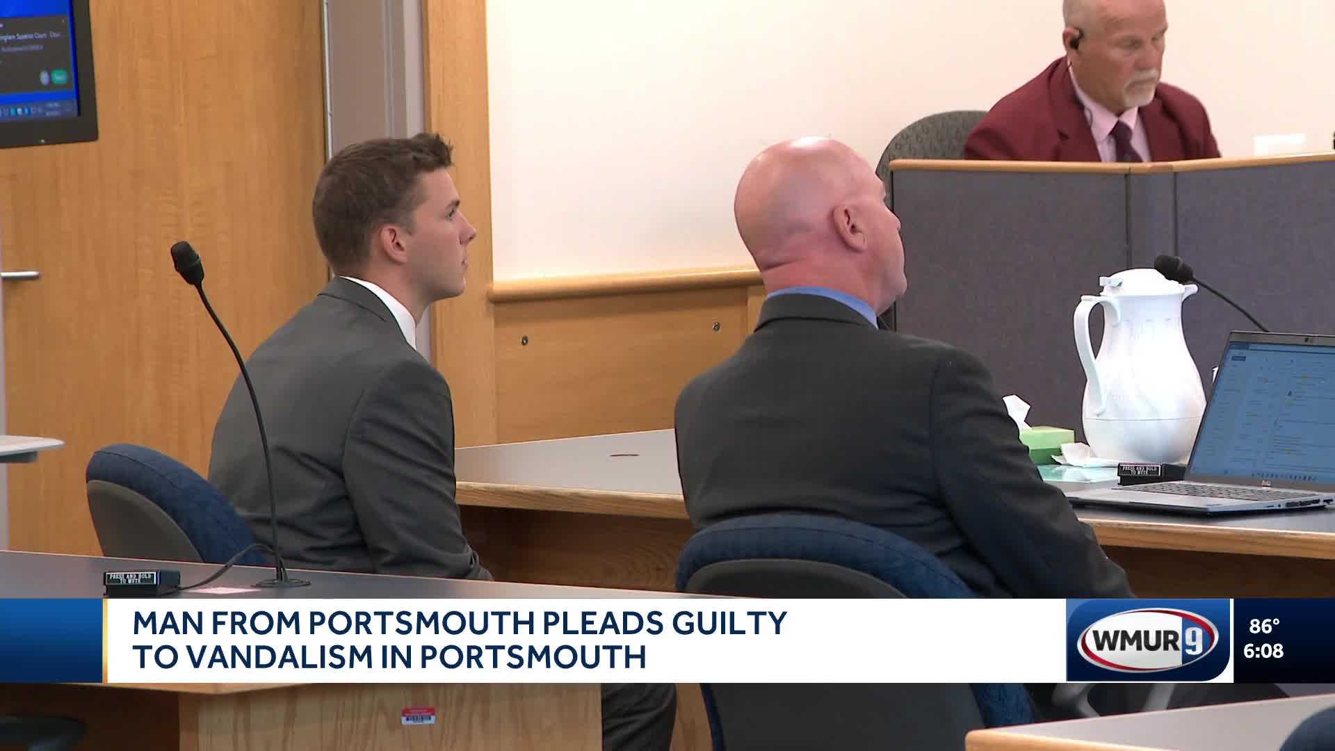Portsmouth man pleads guilty to vandalism-related charges, will enter ...