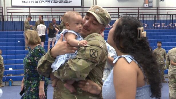 Fort Drum soldiers welcomed home from Middle East