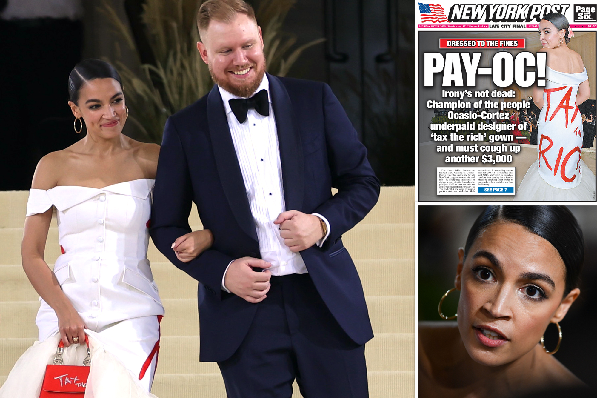 AOC scored then-boyfriend free $250 ticket to Met Gala by calling him ...