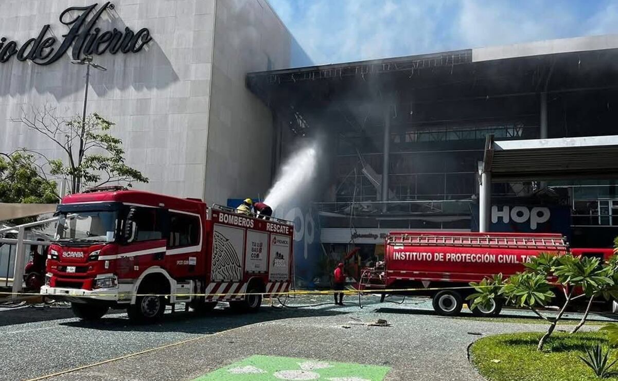 Explosión e incendio en plaza Altabrisa deja 14 heridos en Tabasco ...