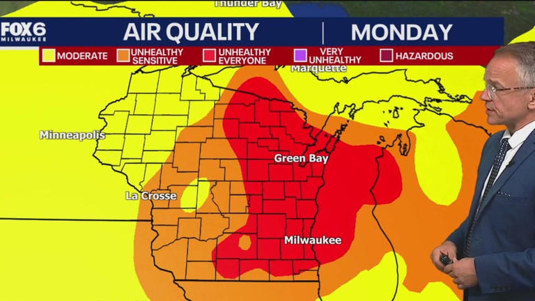 Wildfire smoke, Wisconsin air quality alert extended again