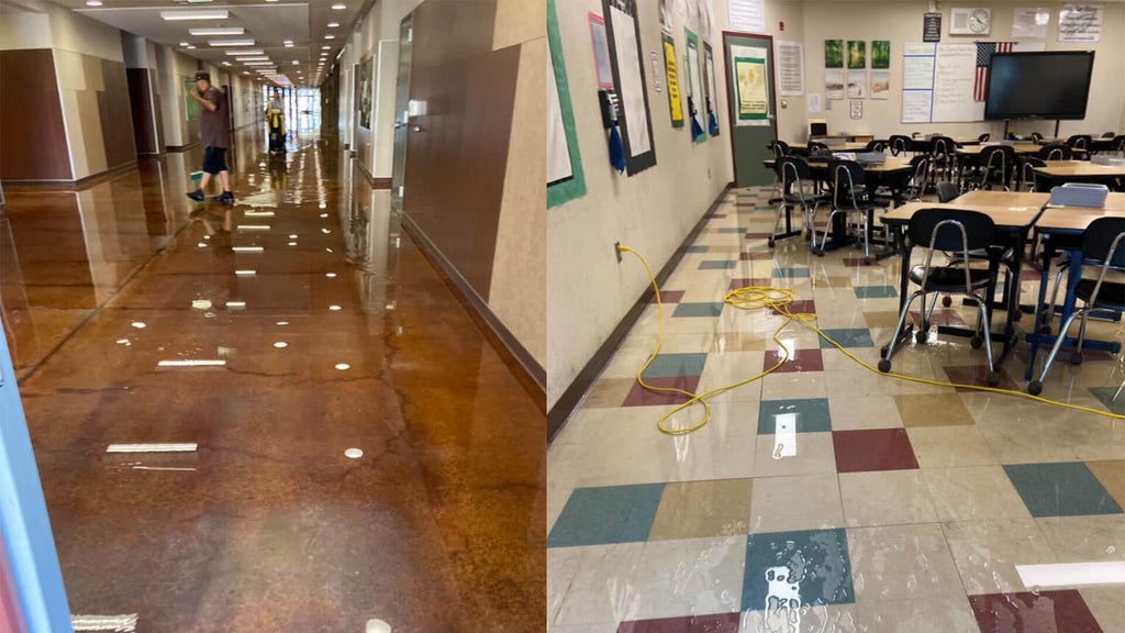 McNair High in Stockton flooded by water main break, students shift to ...